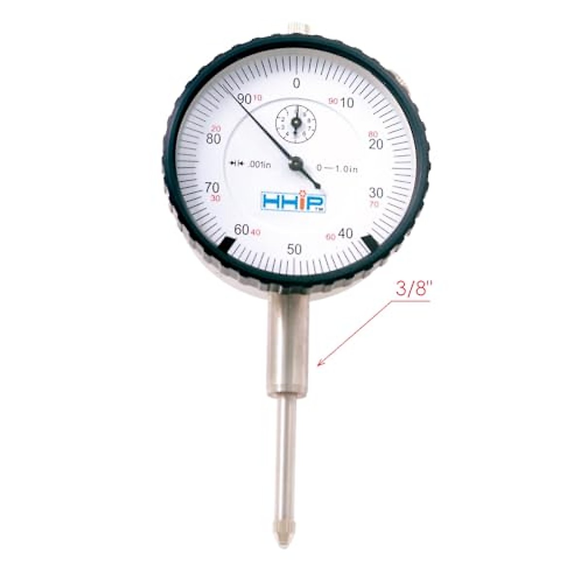 HHIP 4400-0018 0.03" Dial Test and 1" Dial Indicators with Uni Magnetic Base