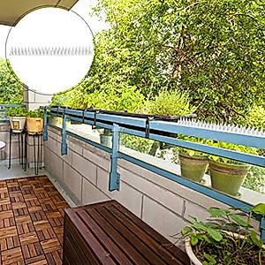 Happyyami 20 pcs Fence Wall Spikes Anti Climb Fence Wall Spikes Burglars Garden Security Anti Climb cat/Intruder Deterrent