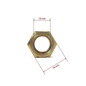 The ROP Shop | (Pack of 2 Trip Spring Eyebolt with Nuts & Washers for Boss STB03117 Snow Plow
