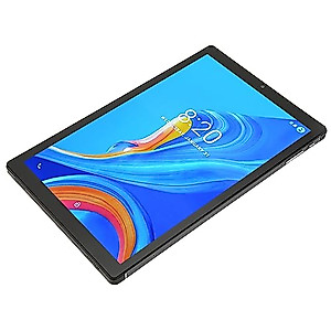 2 in 1 Tablet, 100‑240V MT6735 Deca Core 6GB RAM 128GB ROM 256GB Expandable Dual Camera 5G WiFi 10.1 Inch FHD (US Plug)
