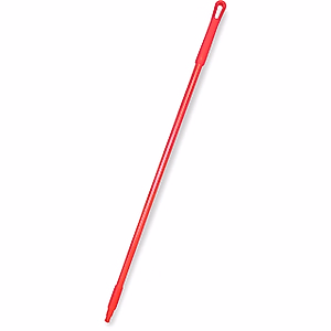 SPARTA 41225EC05 Fiberglass Broom Handle, Mop Handle, Replacement Handle With Acme Threaded Tip For Commercial Cleaning, 48 Inches, Red