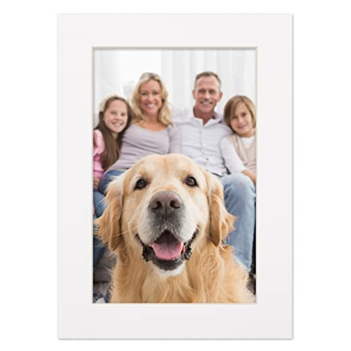 11x17 Mat for 16x20 Frame - Precut Mat Board Acid-Free White 11x17 Photo Matte Made to Fit a 16x20 Picture Frame, Premium Matboard for Family Photos, Show Kits, Art, Picture Framing, Pack of 1 Mat
