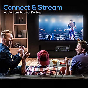 PYLE 4 Channel Amplifier Receiver - 1000 Watt Rack Mount Bluetooth Home Theater-Stereo Surround Sound Preamp Receiver W/Audio/Video System, CD/DVD Player, AM/FM Radio, MP3/USB Reader - PD1000BT