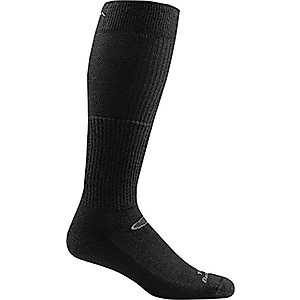 Darn Tough Tactical Over-The-Calf Boot Light Cushion Socks T3006 Unisex – Black, Large