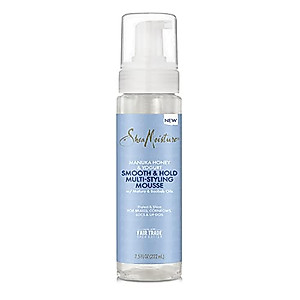 SheaMoisture Manuka Honey & Yogurt Smooth & Hold Multi-Styling Hair Mousse For Nourishment 7.5 oz