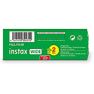 Fujifilm Instax Wide Film Twin Pack - 20 Exposures