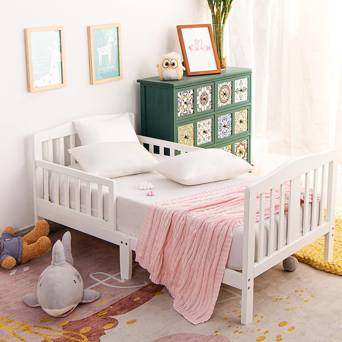 NTBAY 2 Pack Pillows with Microfiber Pillowcases, Soft Cotton Down Alternative 13x18 Zippered Pillows for Sleeping in Crib - Machine Washable - Breathable Travel Pillows, Dark Grey