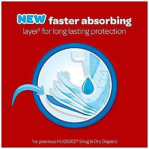 Huggies Snug and Dry Diapers - Size 5-58 ct