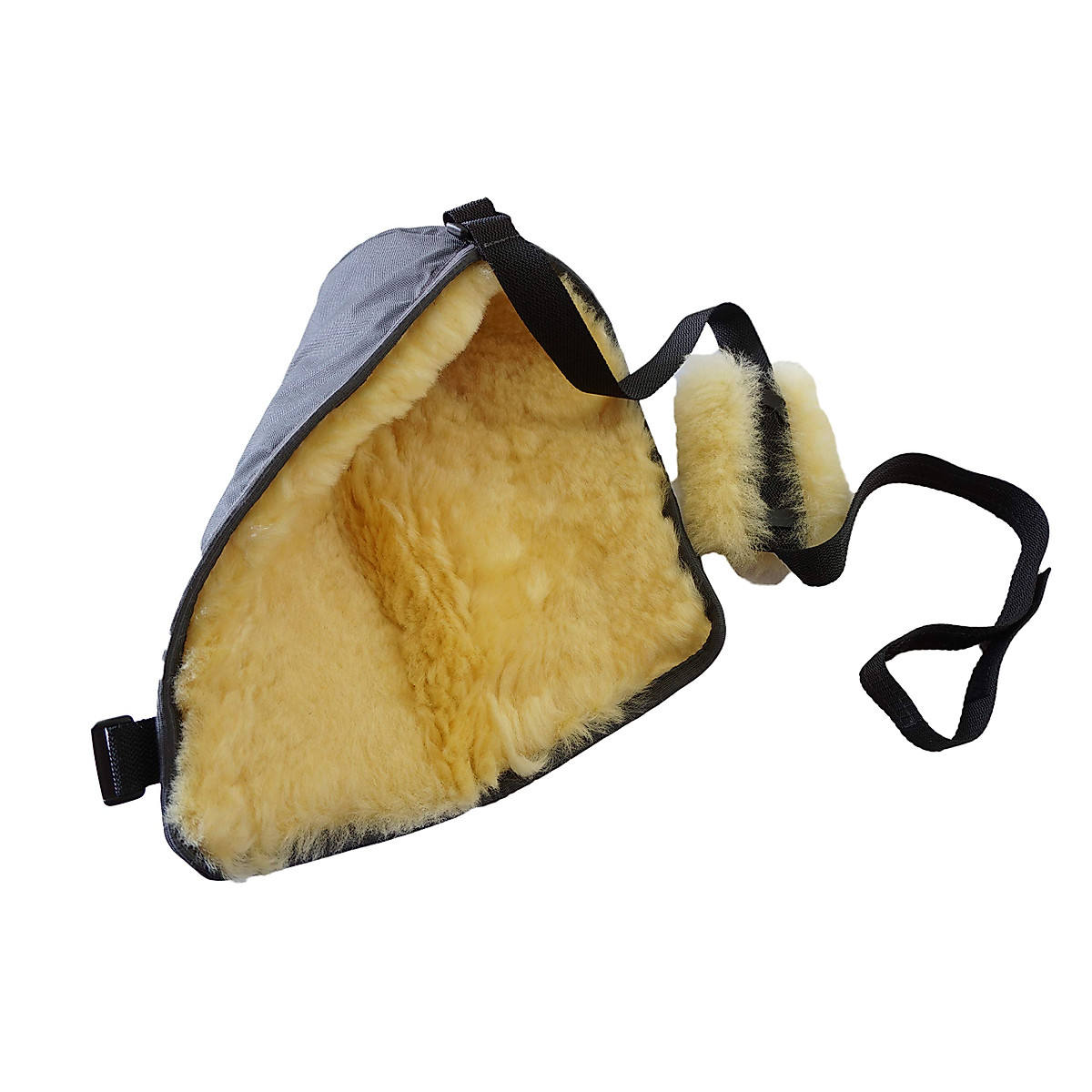 MILABERT Genuine Sheepskin Elbow Protector | Wool Elbow Protector | Elbow Injury Support | Natural Healing | Elbow Support | One Size Unisex