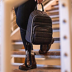 Arctic Zone Quilted, Insulated Backpack Style Lunch Pack - Black