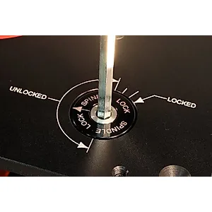 JessEm Mast-R-Lift II 02120 Router Lift, 9-1/4-Inch by 11-3/4-Inch,Black/Red