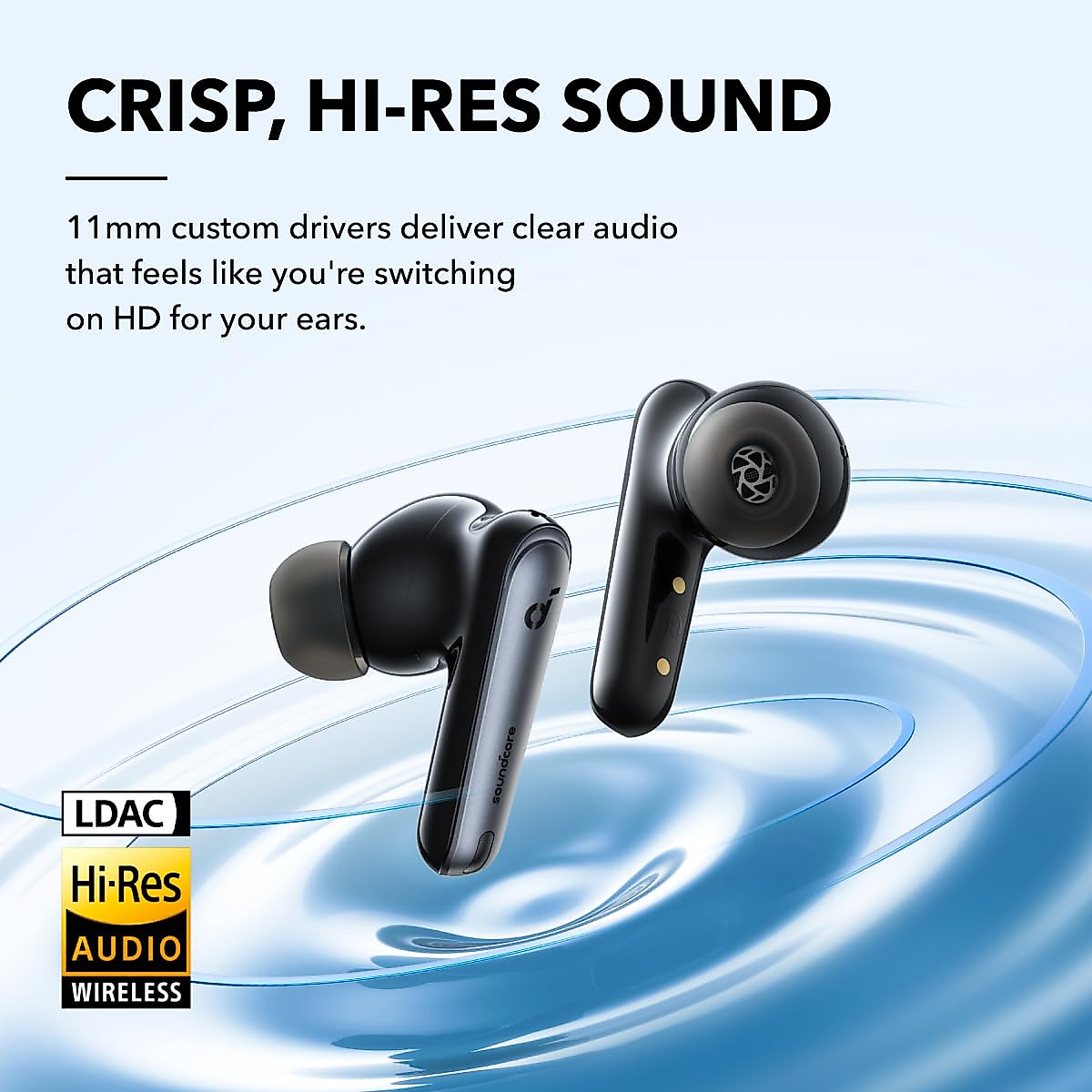 Soundcore by Anker AeroFit Pro Open-Ear Headphones with Liberty 4 NC Noise Cancelling Earbuds, Ultra-Comfort, Secure Fit, Ergonomic Design, Rich Sound with LDAC, IPX5 Water-Resistant, 46H Playtime