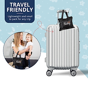 Bebey Pack n Play Blackout Cover - Blocks 97% of Light, Breathable and Stretchy Fabric with 1 Side Pocket, 3 Quick-Access Windows with Zippers - Blocks Light, Easy to Install, Portable, and Anti-climb