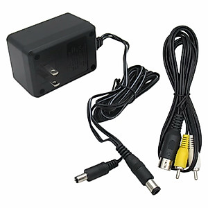 Universal AV Cable & AC Power Cord Bundle for SEGA Genesis 1 (Model: 1601)