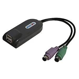 Tripp Lite Minicom PS2 to USB Converter for KVM Switch and Extender, Pure Hardware Solution, TAA GSA Compliant, 3-Year Warranty (0DT60002)