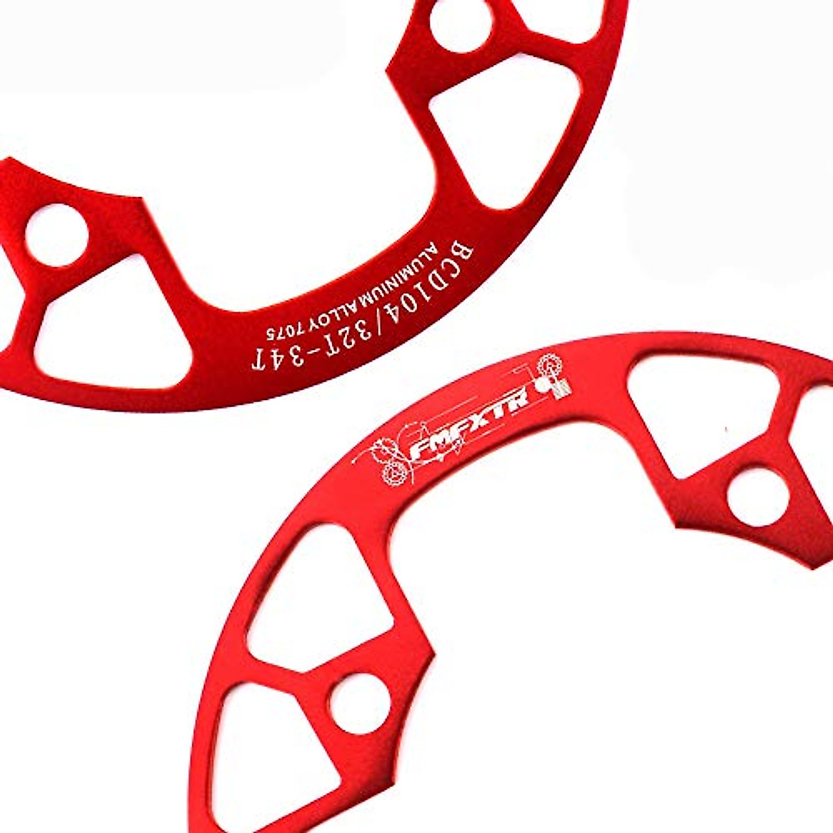 UPANBIKE Montain Bike Chainring Guard 104 BCD Aluminum Alloy Chain Ring Protector Cover for 32~34T 36~38T 40~42T Chainring Sprockets (Golden, 40T~42T)