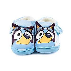 Bluey Slippers Kids Toddlers 3D Ears Strap Loungewear House Shoes 10.5 US Child