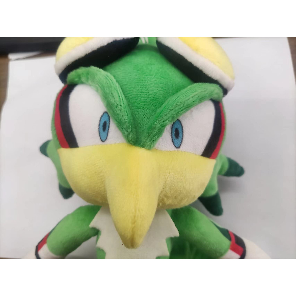 30cm/11.8inch Blood Sonic.exe Plush Toy, Evil Sonic Stuffed Plush Doll, Dark Sonic Plush, from Popular Sonic Games, Green Sonic Toys for Birthday Gifts Game Fan