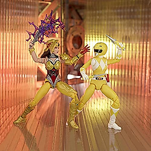 Power Rangers Lightning Collection Mighty Morphin Yellow Ranger Aisha Vs. Scorpina 2-Pack 6-Inch Premium Collectible Action Figure Toys
