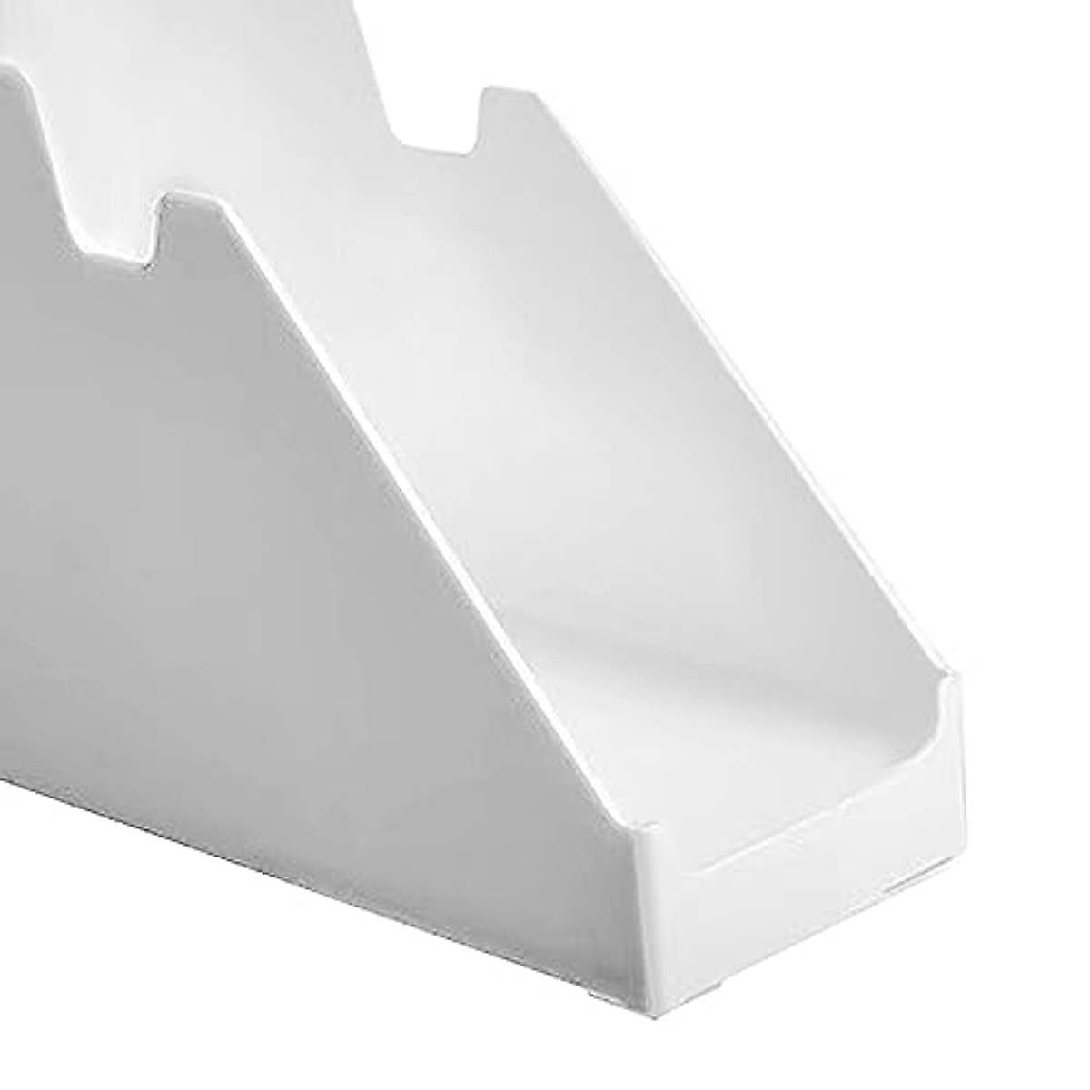 MagiDeal Handbag Storage Organizer for Closet Purse Organizer Wardrobe Vertical Shelving Display Bins Space Saving Purse Bag Divider Dividers White, Small