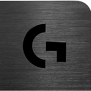 Logitech G512 Lightsync RGB Mechanical Gaming Keyboard, Carbon English Layout GX Blue Switch, Brushed Aluminum Case, USB Pass Through, 920-008936 (Renewed)