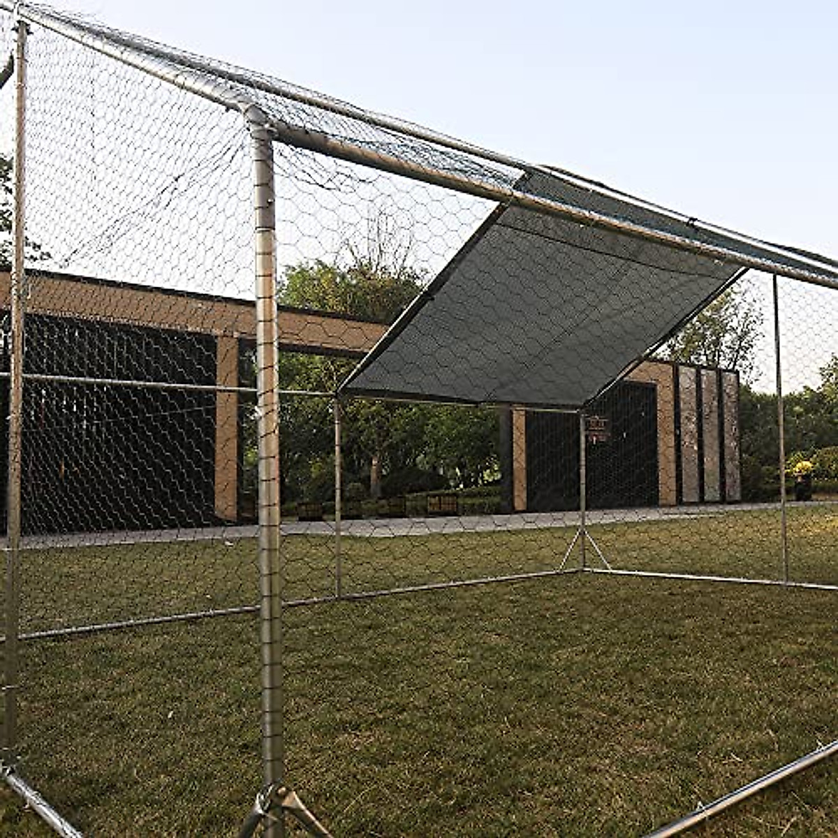 4-Tier 32" Small Animal Metal Cage Height Adjustable with Lockable Casters Grilles Pull-Out Tray for Rabbit Chinchilla Ferret Bunny Guinea Pig Squirrel Hedgehog(Grey)