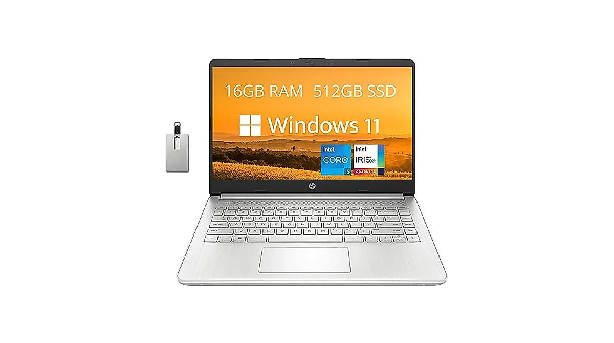HP 2022 14" Laptop - Intel i5, 16GB RAM, 512GB SSD