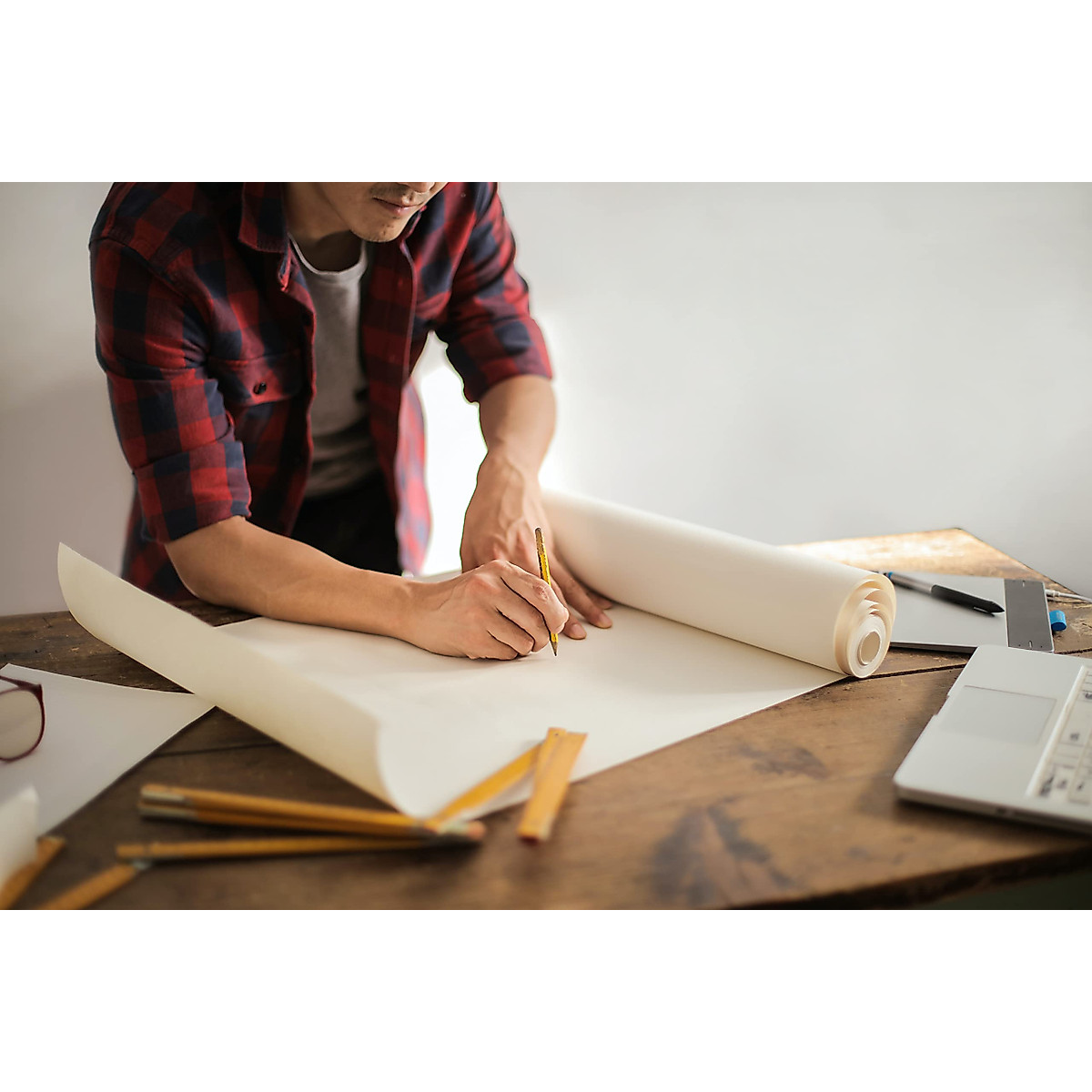 Durable Art Easel Paper Roll for Crafts, Drawing & Painting | Ideal for Kids Projects | 17.75 inches x 100 feet | by Paper Pros