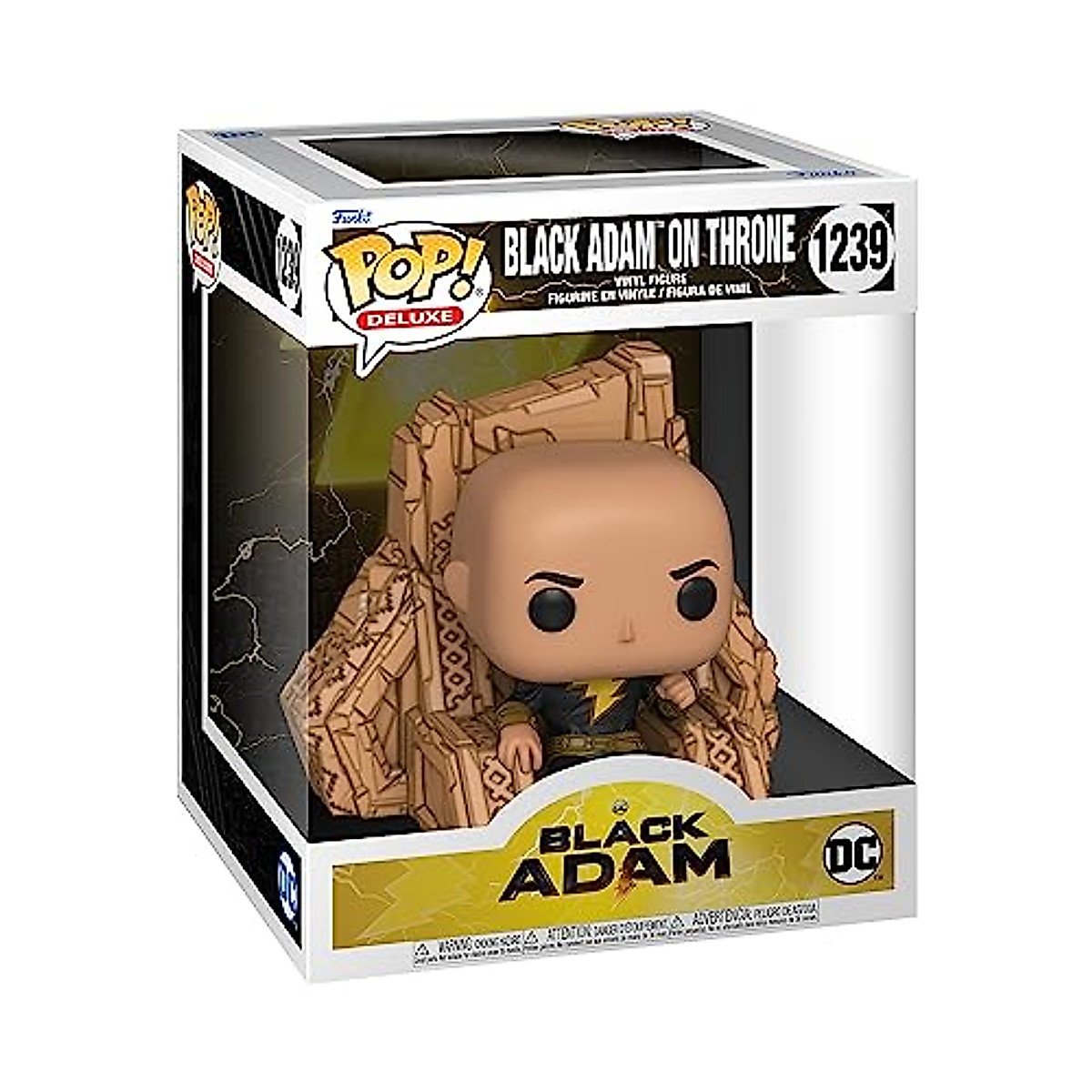 Funko Pop! Movies: Black Adam - Black Adam on Throne