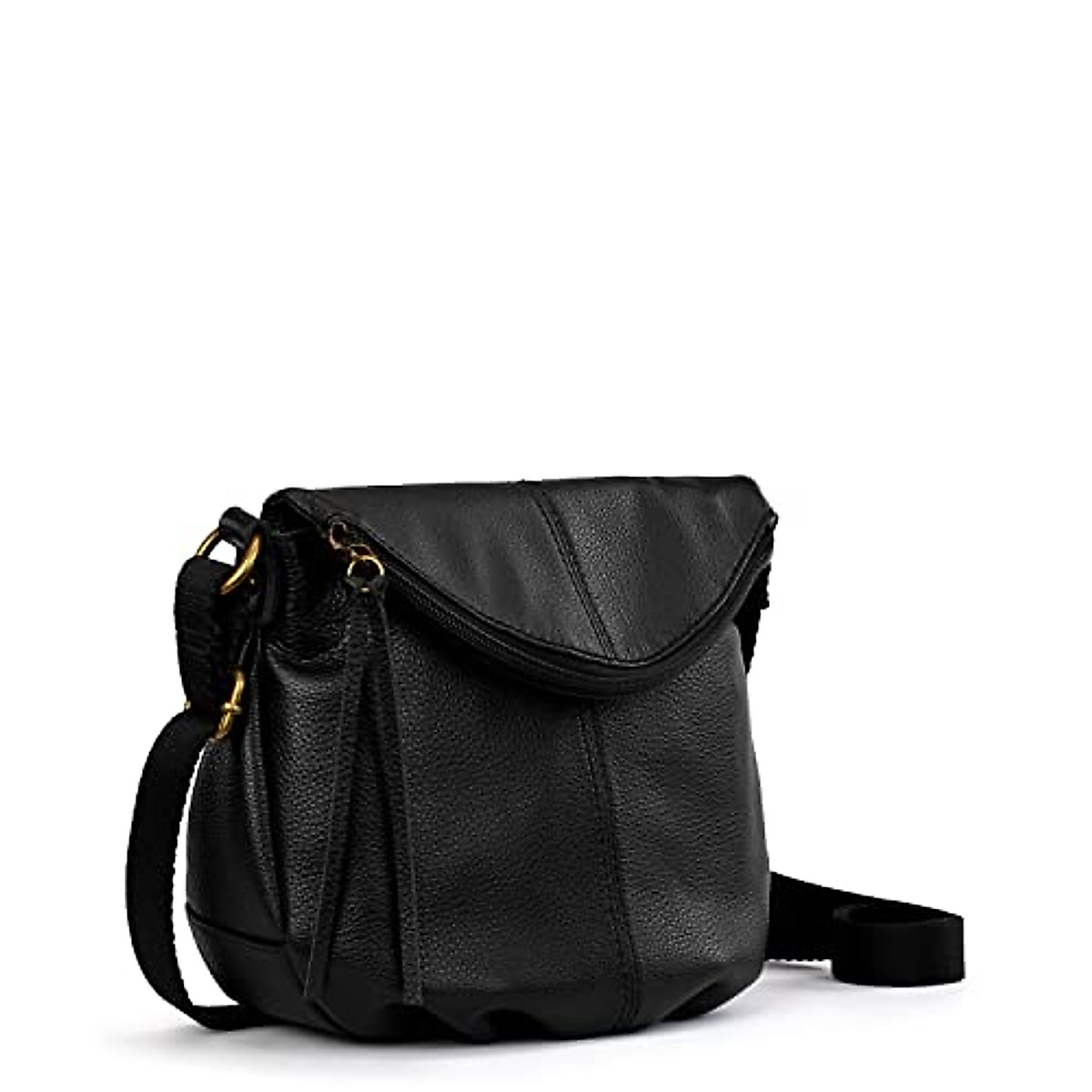 The Sak womens Deena Flap Crossbody, Black 1, One Size US