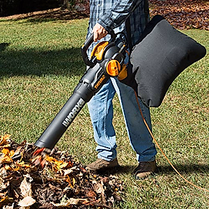 WORX 12 Amp TRIVAC 3-in-1 Electric Leaf Blower/Mulcher/Yard Vacuum - WG512