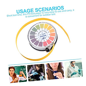 VINTORKY 1 Roll Extensive Test Strips Liquid Meter Tape Paper