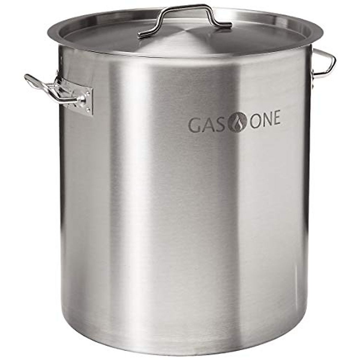 Gas One Fryer Pot 32 quart - All Purpose - Stainless Steel Tri-Ply Bottom with All Purpose Pot Deep Fryer Steam & Boiling Basket