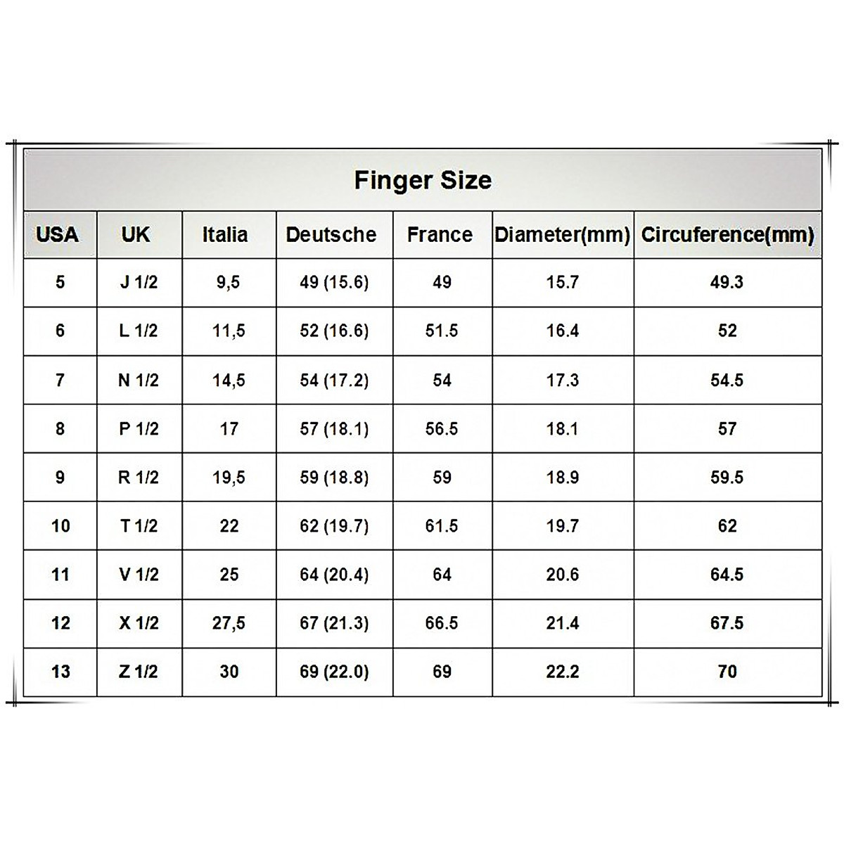 VNOX Womens Stainless Steel Linked Cuff Ring for Wedding Band Engagement Promise Size 8