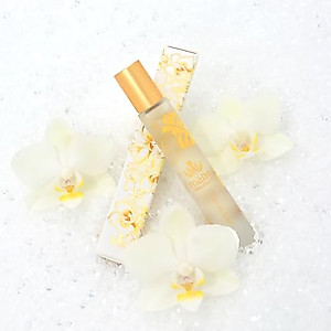 Malie Organics' Pikake Perfume Oil Roll On with Organic Hawaiian fragrances, 1 Pack