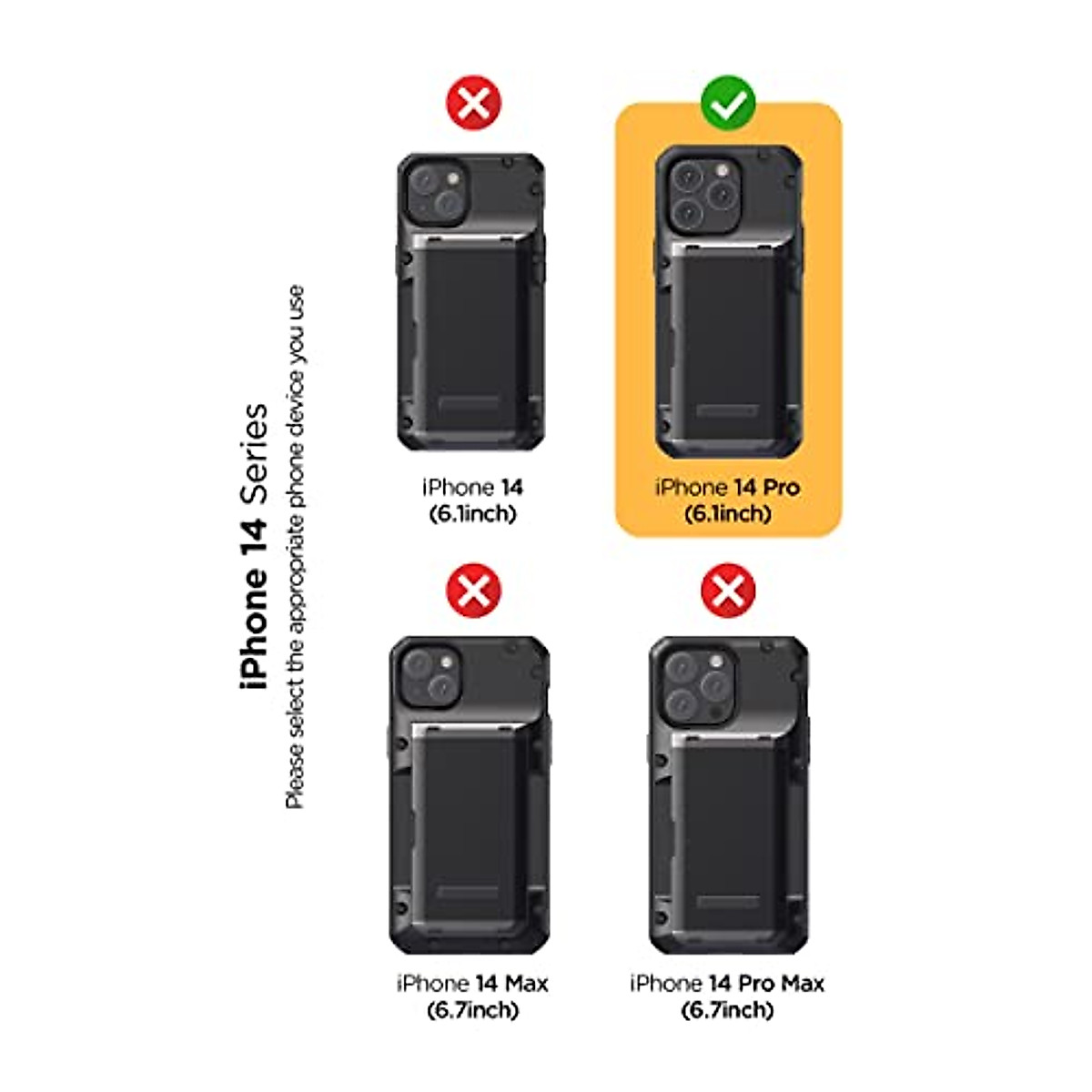 VRS DESIGN Damda Glide Pro Phone Case for iPhone 14 Pro, Sturdy Semi Auto Wallet [4 Cards] Case Compatible for iPhone 14 Pro Case (2022) (Groove Black)