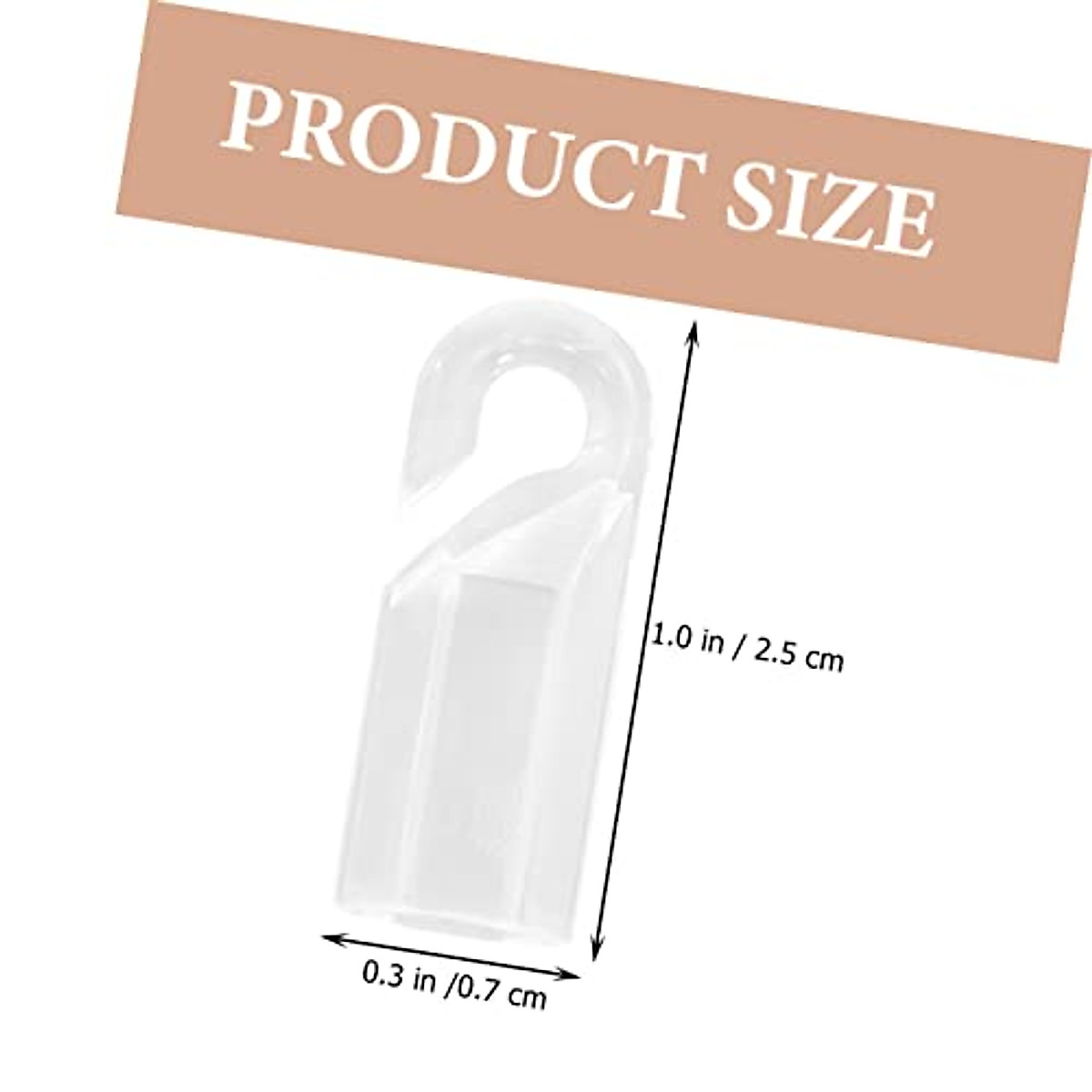 HANABASS 72 pcs Accessories Vertical Replacement Stick Wand Hardware Cap Blinds Sleeve Parts Fixing Operating Rod Connector Curtain Hook Caps for Tip Plastic Blind Rotating Blinder