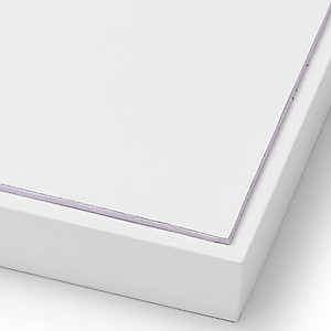 Oirlv Premium White Leather Stackable Jewelry Tray Flat Jewelry Organizer Tray for Jewelry Accessory Trade showcase