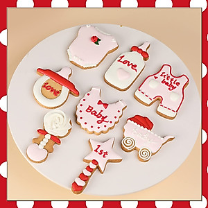 ETERSION Baby Shower Cookie Cutters 8 Pieces Baby Cookie Cutters