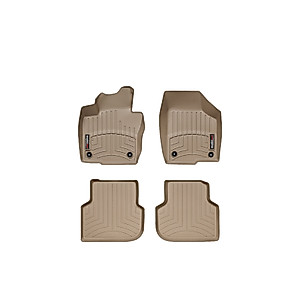 WeatherTech Custom Fit FloorLiners for VW Jetta GLI, Jetta - 1st & 2nd Row (45338-1-2), Tan