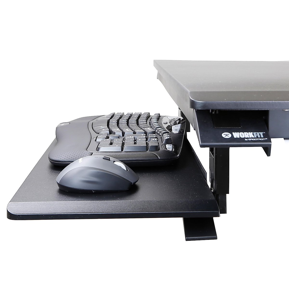 Ergotron – WorkFit-TX Deep Keyboard Tray – Add-on for WorkFit-TX Standing Desk Converter