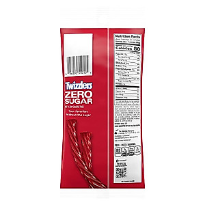 Common Classic Candy Company Licorice Twizzler Twists - Bulk - Sugar Free Strawberry - 5 oz (Pack of 2) "Repacked & distributed by Common Cents"