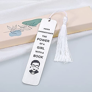 Graduation Gifts for Her Daughter Teen Girl Student Teacher Birthday Gifts for Book Lover Inspirational Bookmark for Women Graduation Gift for Her Female Friend Gifts for Feminist Future Lawyer Fans