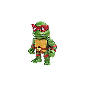Jada Toys "Teenage Mutant Ninja Turtles 4"" Raphael Die-cast Figure, Toys for Kids and Adults, red