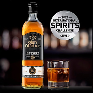 Glen Dochus Export Blend Non Alcoholic Whiskey, Award Winning Aromatic and Warming Scottish Non Alcoholic Spirits - Halal, Low Sugar, Vegan and Gluten Free, Part of the Spirits of Virtue Range (700ml)