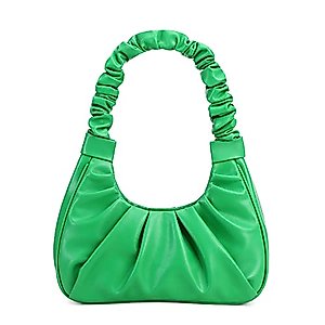 CYHTWSDJ fashionable for Women cute Hobo Tote handbag mini clutch with zipper (Green)