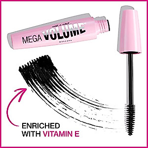 wet n wild PRIDE Mega Volume Mascara - Lengthening, Waterproof, Vitamin E Enriched, Cruelty-Free, Gluten-Free, Sulfate-Free & Vegan - Mega Volume Mascara