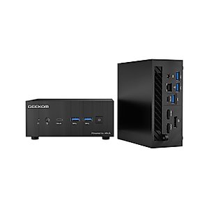 GEEKOM Mini PC AS6, AMD Ryzen 7 7735H, AMD Radeon 680M Graphics, 32GB DDR5+1TB PCIe Gen 4 SSD Mini Computers Windows 11 Pro Desktop Computer Support Wi-Fi 6E/Bluetooth 5.2/USB 4.0/2.5Gbps LAN/8K