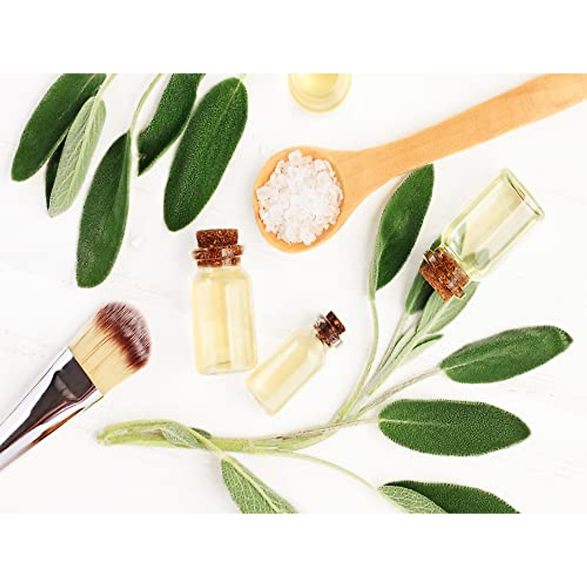 Axe Sickle 20 mL Cork Stopper Glass Bottles Mini Transparent Glass Bottles 20 Pcs