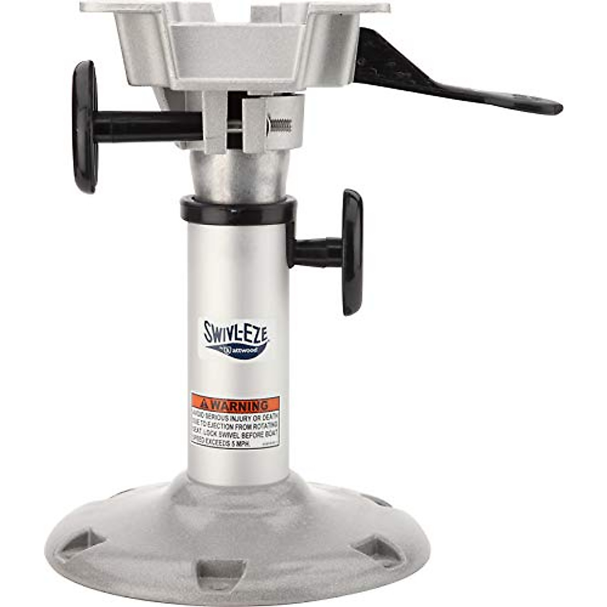 Attwood 2385400 Swivl-Eze Adjustable-Height Boat Seat Pedestal 14-Inch to 20-Inch